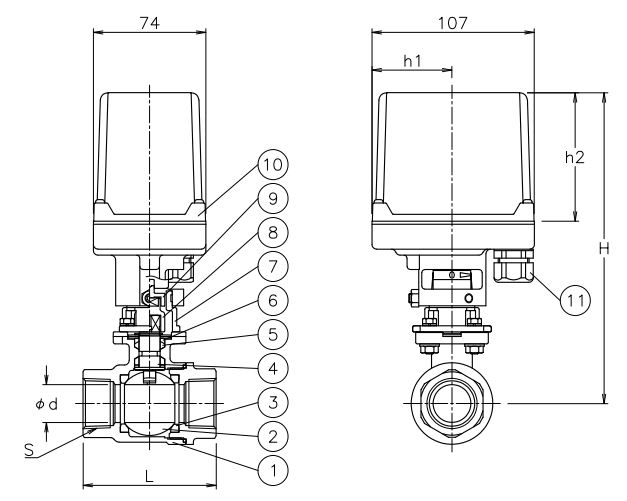 Valve AC100V 15AAM2SR105UUT-015 Nippon Valve ANS Vietnam